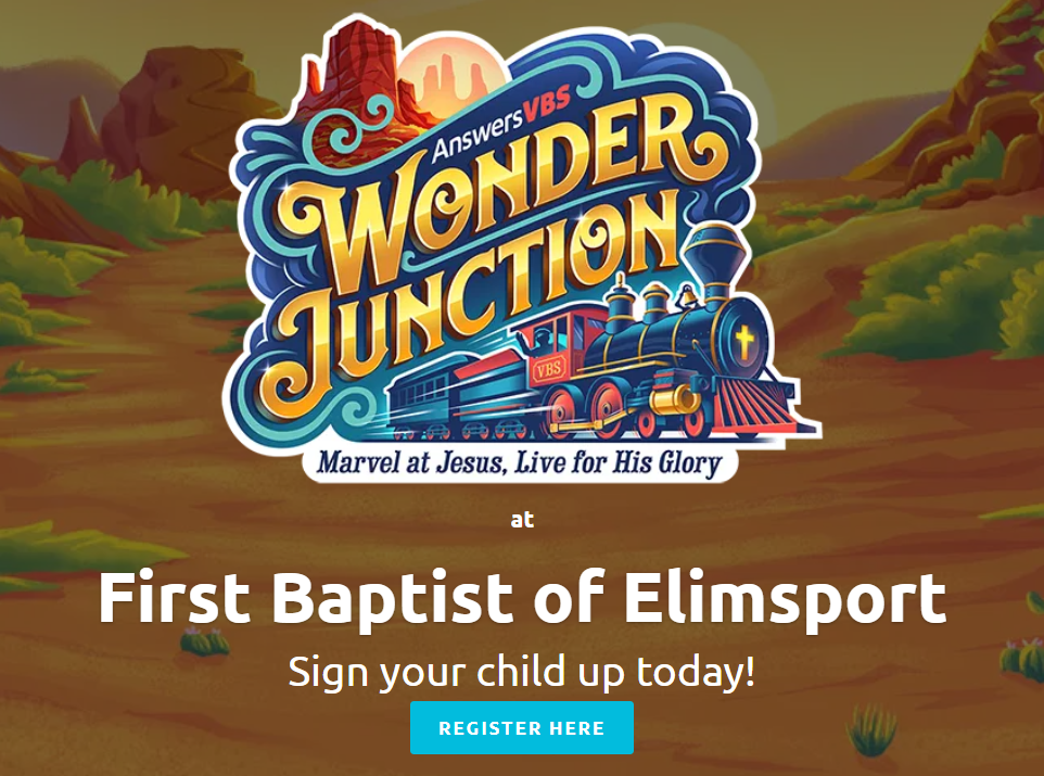 Wonder Junction Vacation Bible School - First Baptist Church of Elimsport